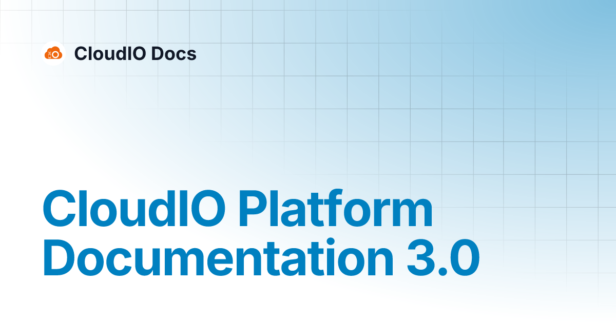 Cloudio Platform Documentation 3 0 Cloudio Docs